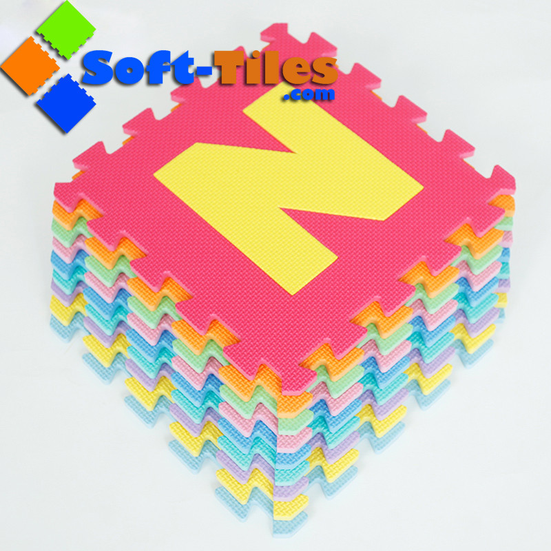 26pcs/set Daycare Foam Floor Mats / 10mm Alphabet Jigsaw Mat