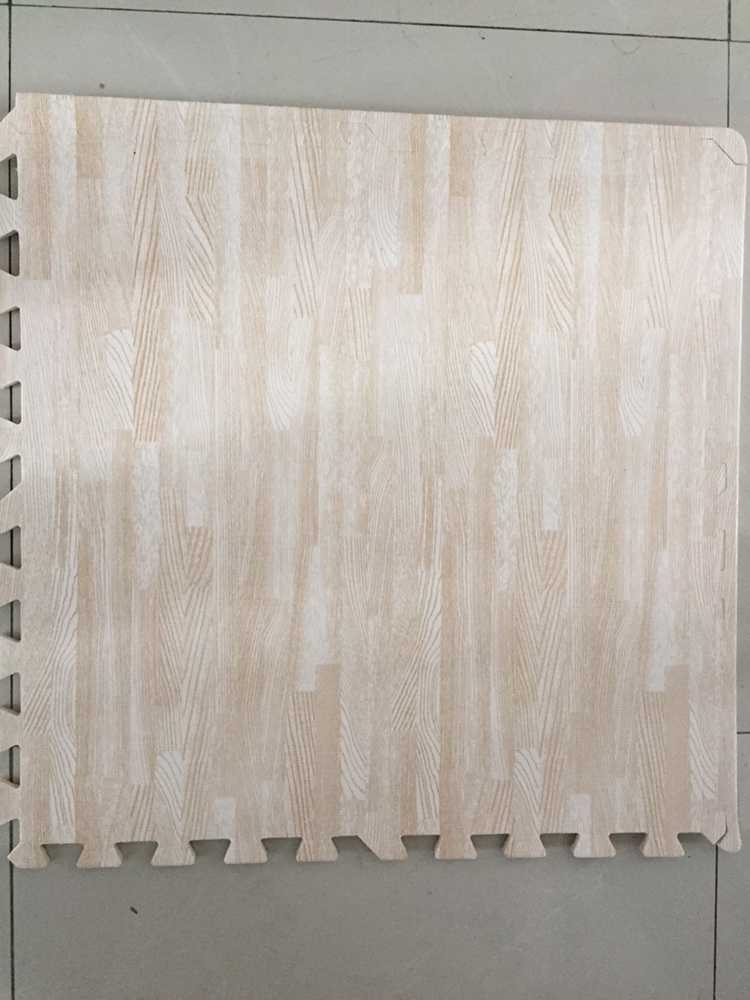 12mm Wood Effect Eva Kids Foam Mats Non-toxic Water Proof