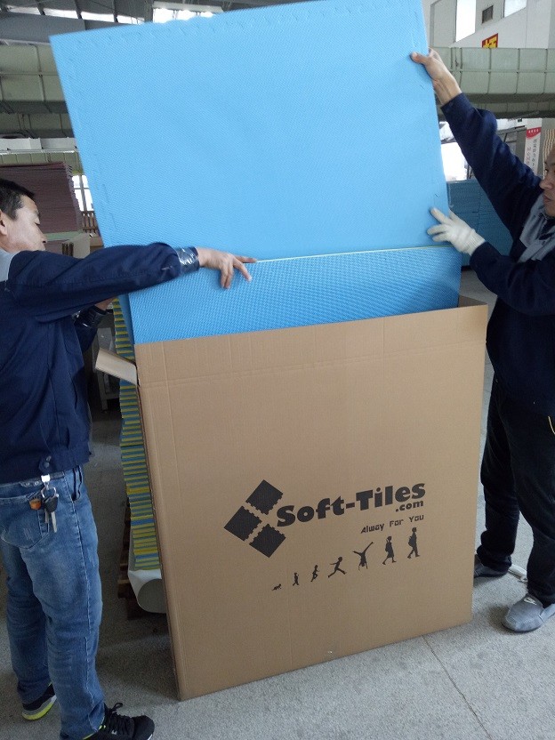 T Pattern 3 Layers 1mx1m Eva Foam Exercise Mat Squares