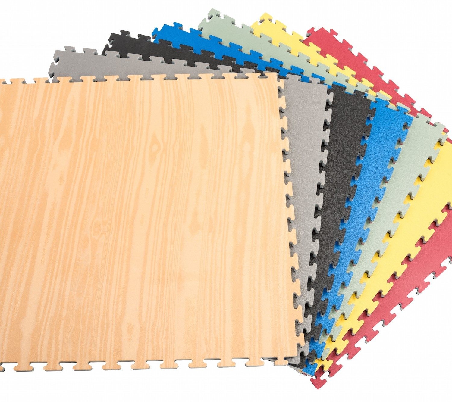 Wood Design 1*1m 30mm Reversible Gym Foam Mat Squares