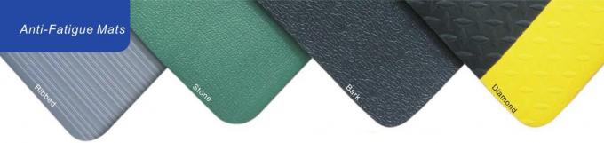 Black 9.5mm 3x5 Anti Fatigue Mat 100% Pvc Fitness Mat