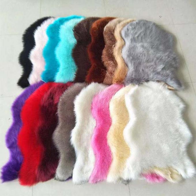 Super soft 650-850g Polyester Area Rugs / faux sheepskin area rug
